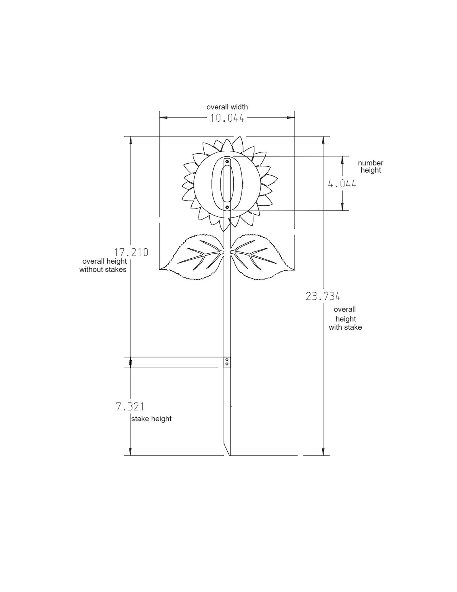 Flower Address Sign - Sunflower Address Lawn Sign - Daisy Address Sign ...