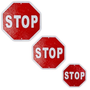 Stop Sign - Cast Metal Stop Sign - High Quality Stop Sign - WALL or ...