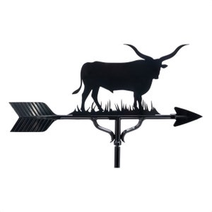 Bull Weathervane, 15 Colors Available, Roof Mount Included, Longhorn ...