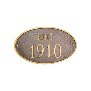 Historical Oval WALL or LAWN Plaque Signs - Circa, Established, Founded ...