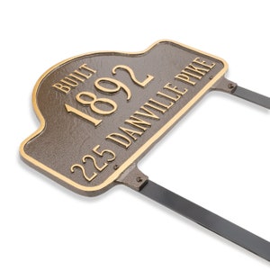 Historical Arch WALL or LAWN Plaque Signs - Circa, Established, Founded ...