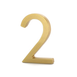 12 Inch Modern House Numbers & Letters, 15 Color Options, Easy to ...