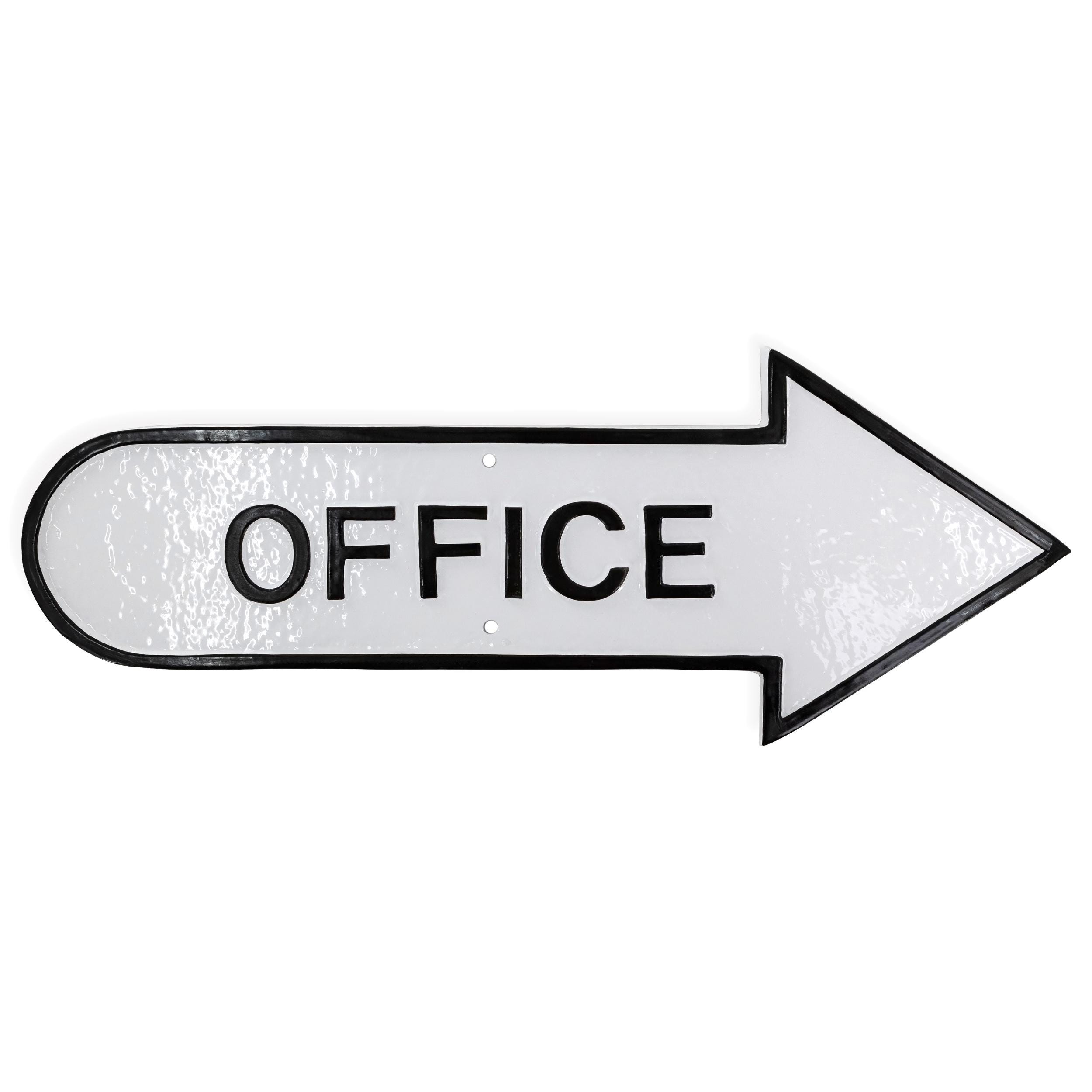 Office Arrow Sign – Office Signage - Durable Powder Coated Aluminum ...