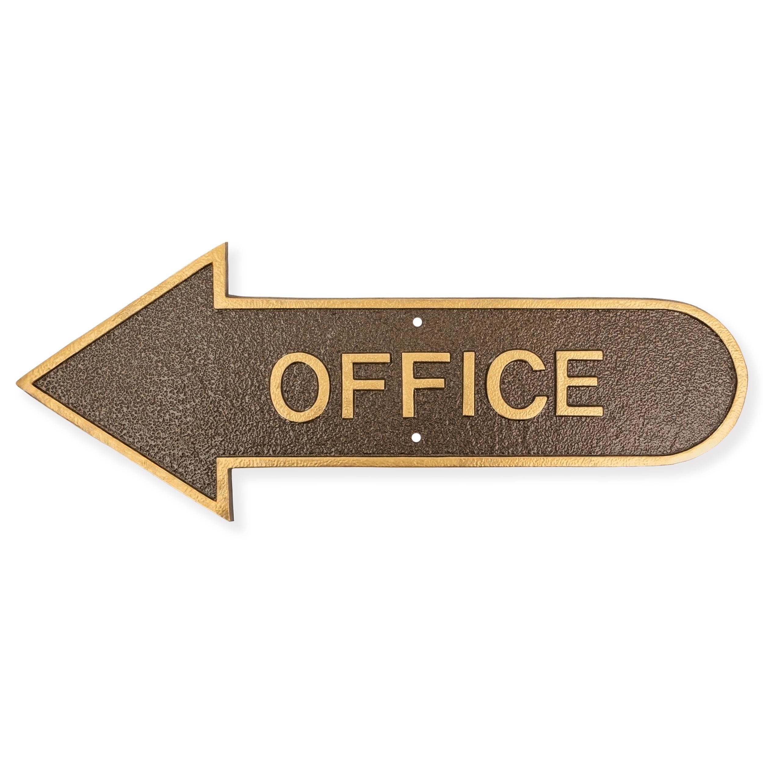 Office Arrow Sign – Office Signage - Durable Powder Coated Aluminum ...