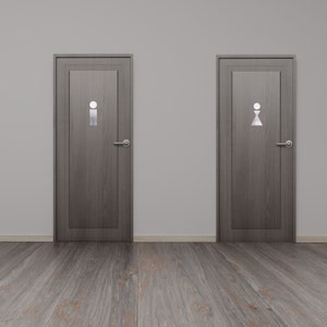 Cast Metal Restroom Signs for Business Men's or - Etsy