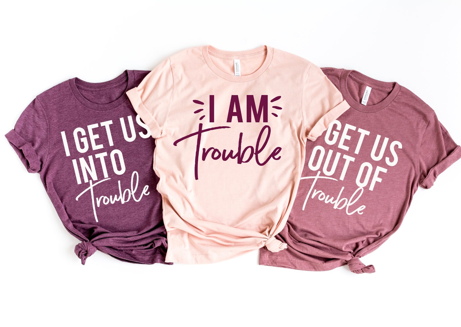 I Get Us Into Trouble Shirt I Get Us Out of Trouble Shirt - Etsy
