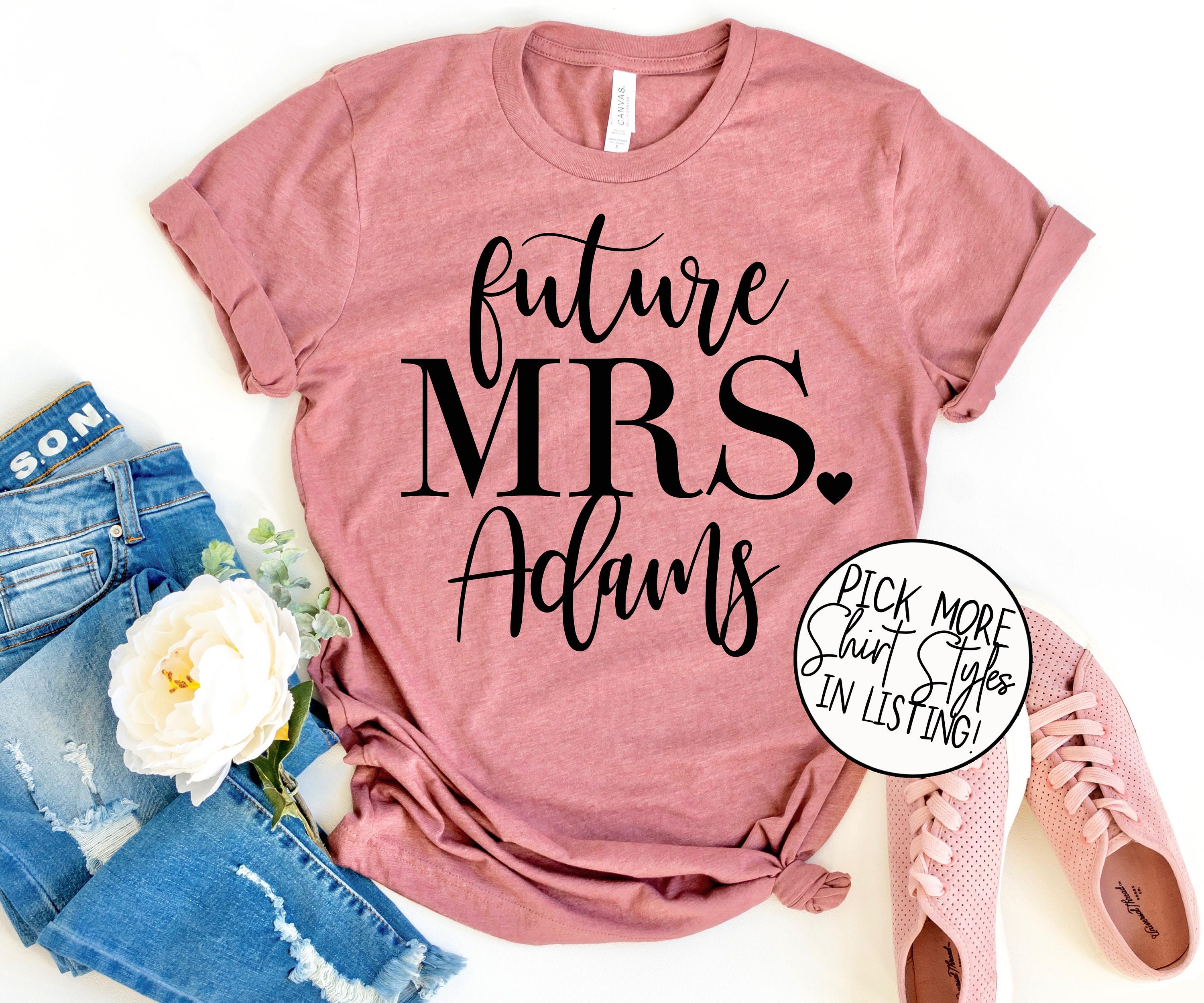 Future Mrs Shirt Custom Future Mrs Shirt Bride T Etsy Australia