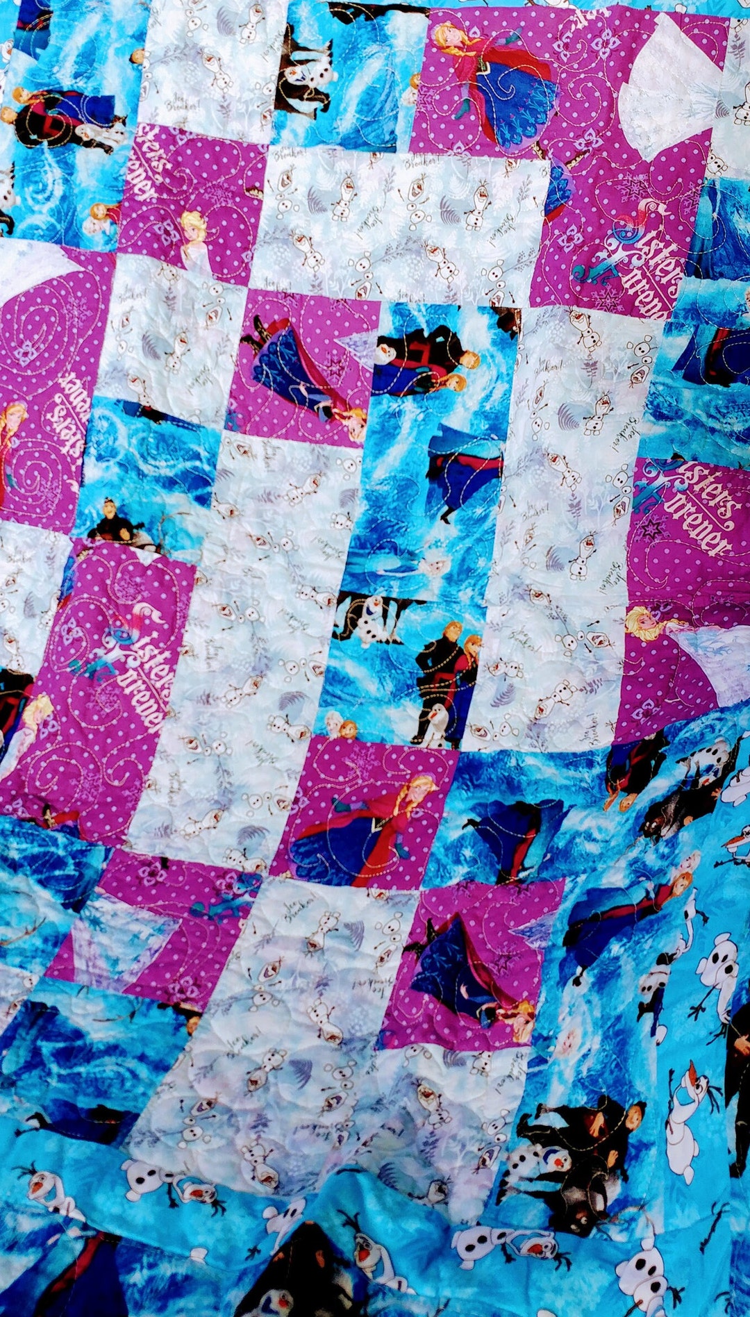 Frozen Quilt - Etsy