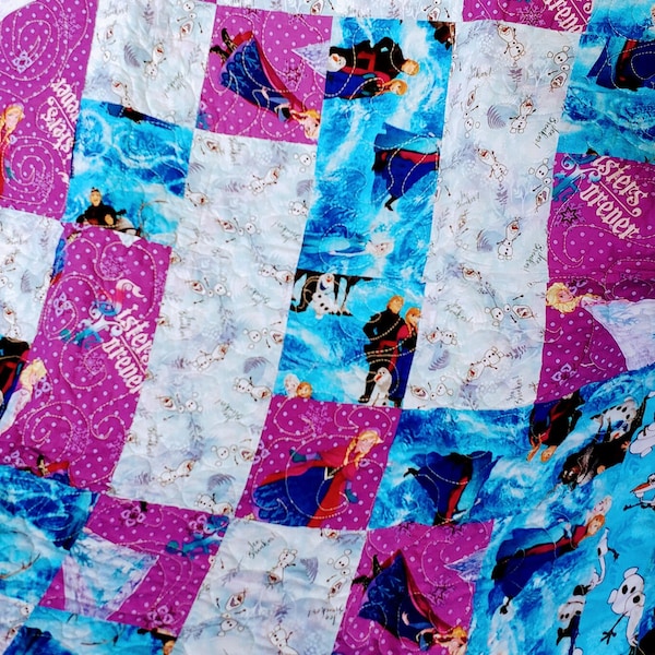 Frozen Quilt - Etsy