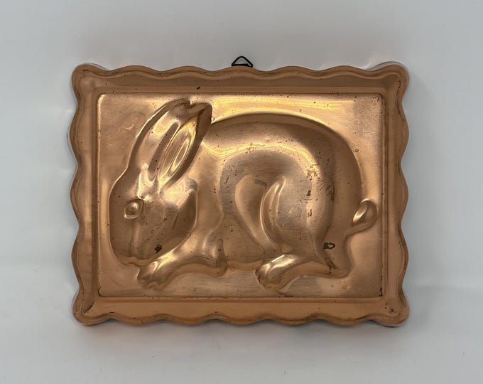 50s Pink Aluminum Kitchen Copper Mold Seafood Kitchen Decor Fish and ...