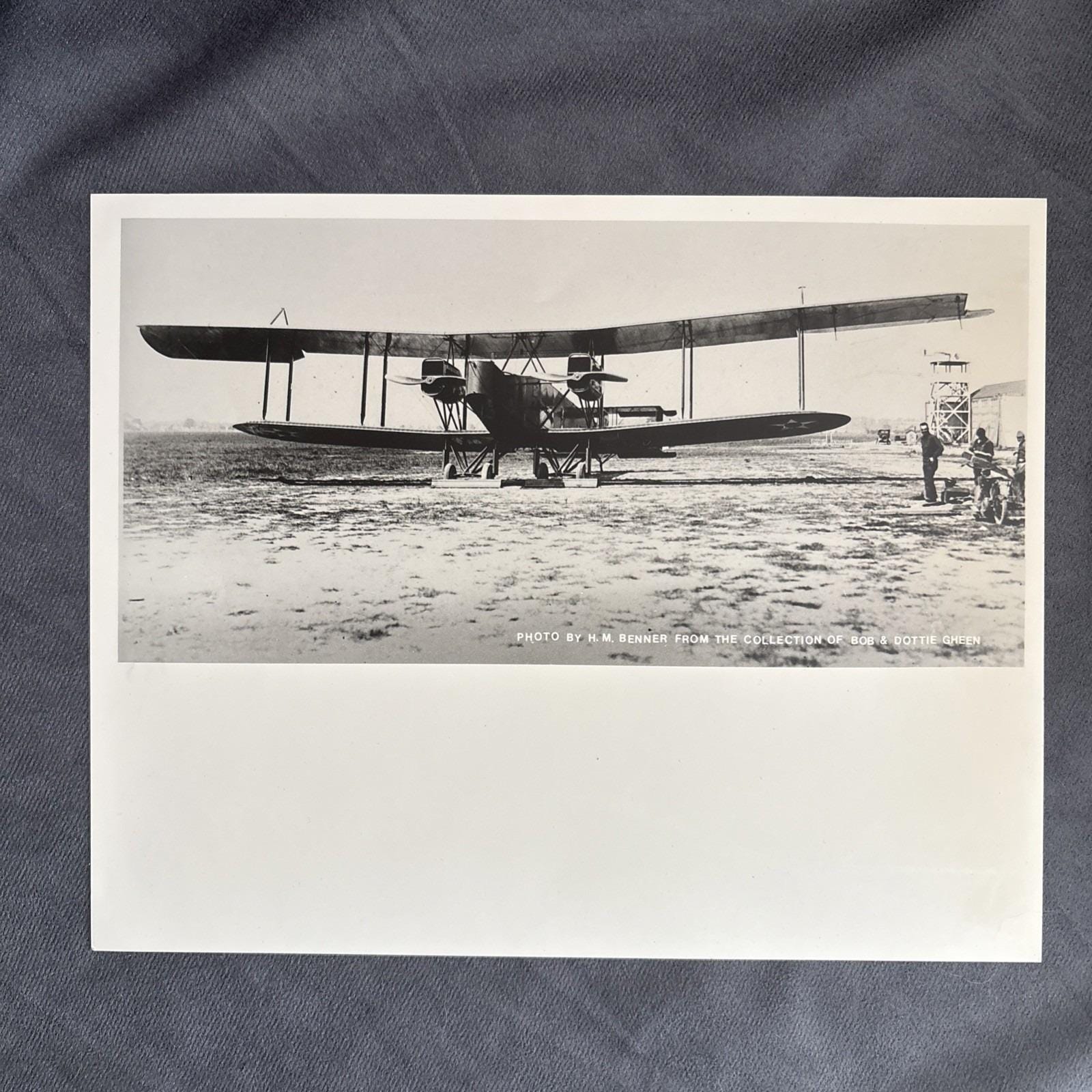 Vintage Handley Page Type O/100 Biplane Photo Aviation Airplane RAF WWI ...