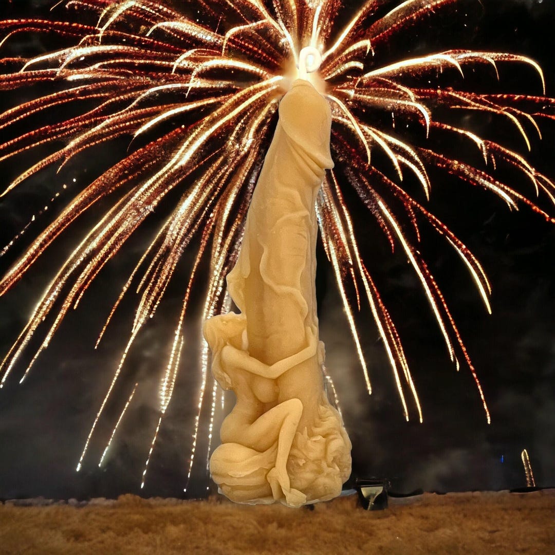 Penis Beeswax Candle, Mature Candle, Valentine Gift, Adult Candle ...