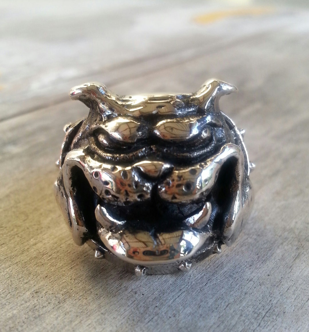 Pitbull Ring, Bull Dog, Bull Mastiff Ring,sterling Silver,dog Ring ...