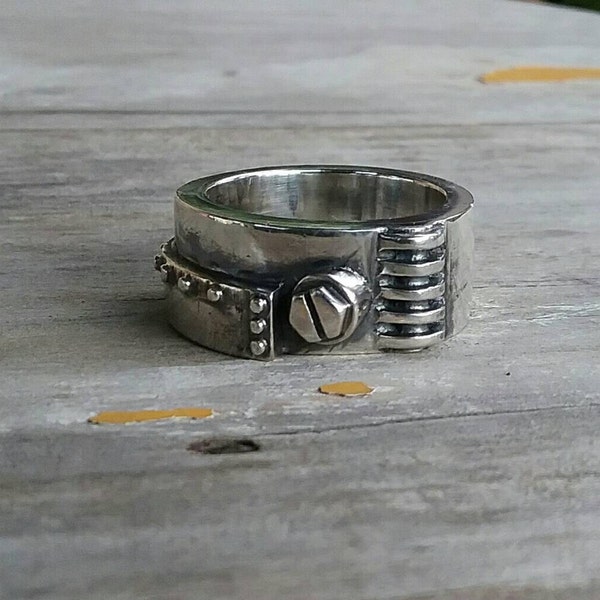 Mechanical Ring - Etsy