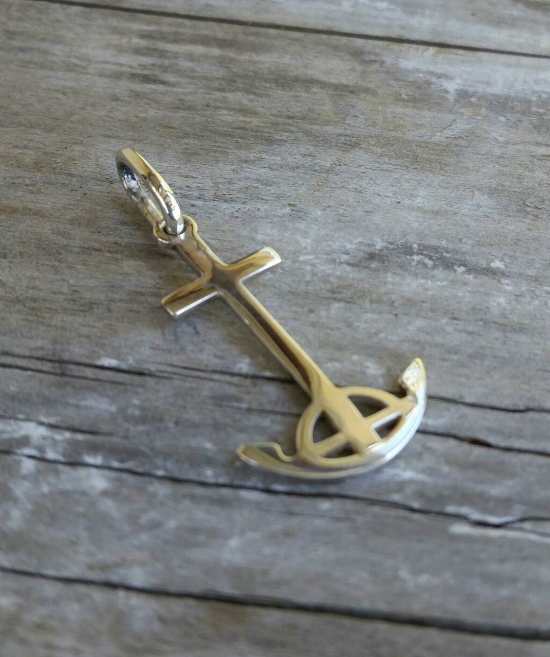 Anchor Pendant,anchor Cross,nautical, Sailor,rockabilly,sterling Silver ...