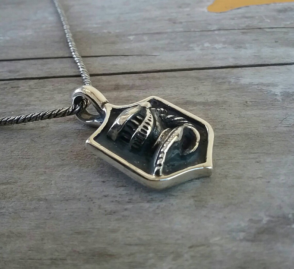 Knight Pendant, Armour,solid Sterling,medievil,coat of Arms,victorian ...