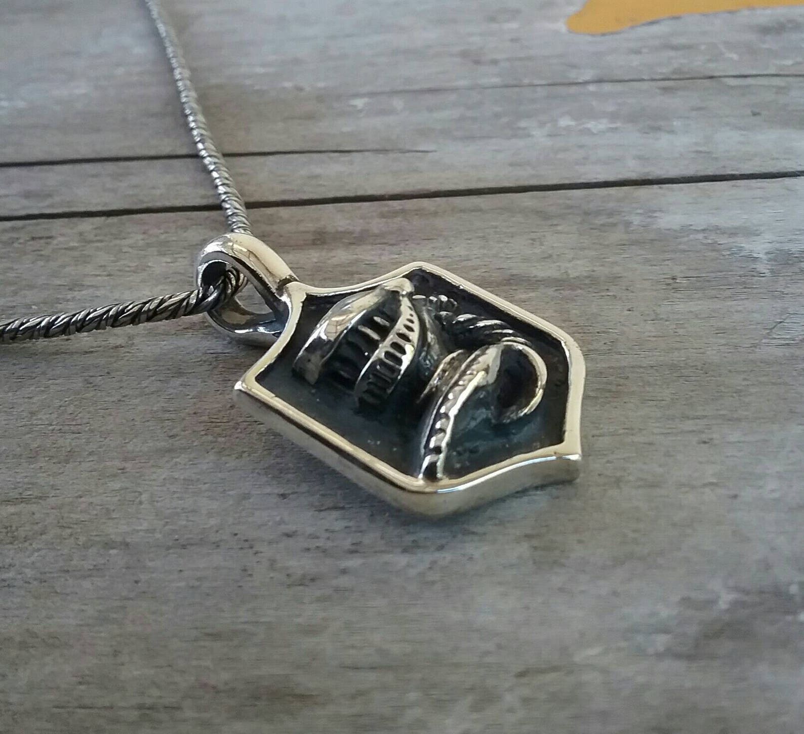 Knight Pendant, Armour,solid Sterling,medievil,coat of Arms,victorian ...