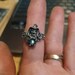 Witch Ring,sterling Silver,garnet,goddess,occult,magic,fantasy Mythical ...