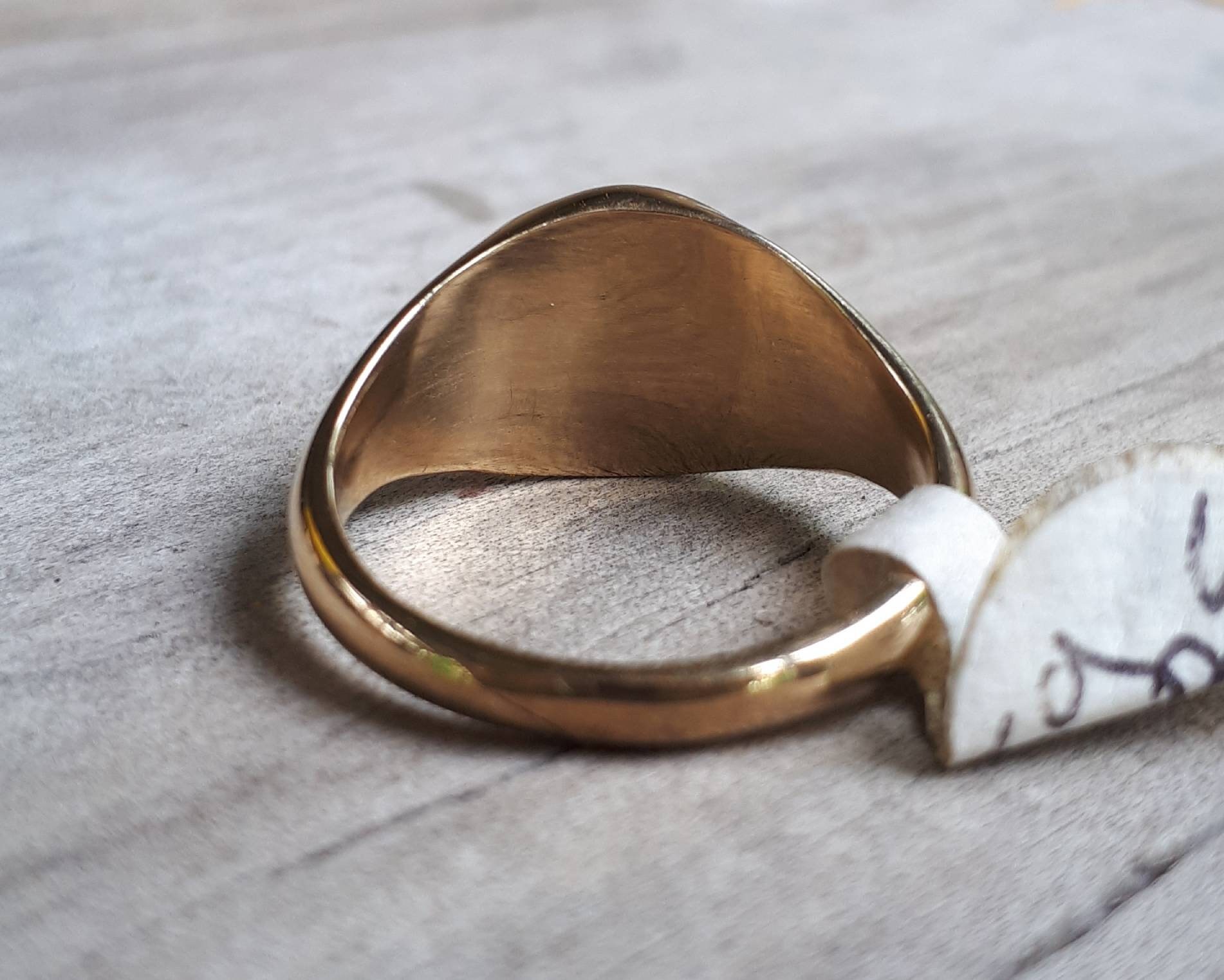 9k Gold Coin Ring , Signet Ring 1971 Quarto Peso, 9ct Gold 9k Gold Coin Ring , Signet Ring 1971 Quarto Peso, 9ct Gold