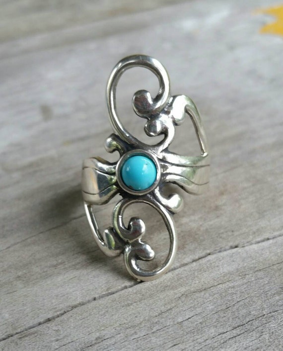 Scroll Design Turquoise