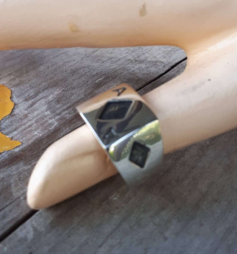 Ace of diamonds ringgamblingsterling silverace ringvegas | Etsy