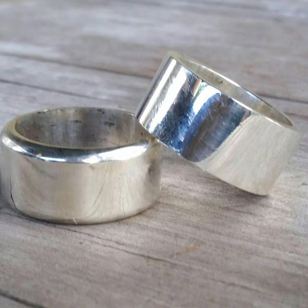 Chunky Wedding Band - Etsy