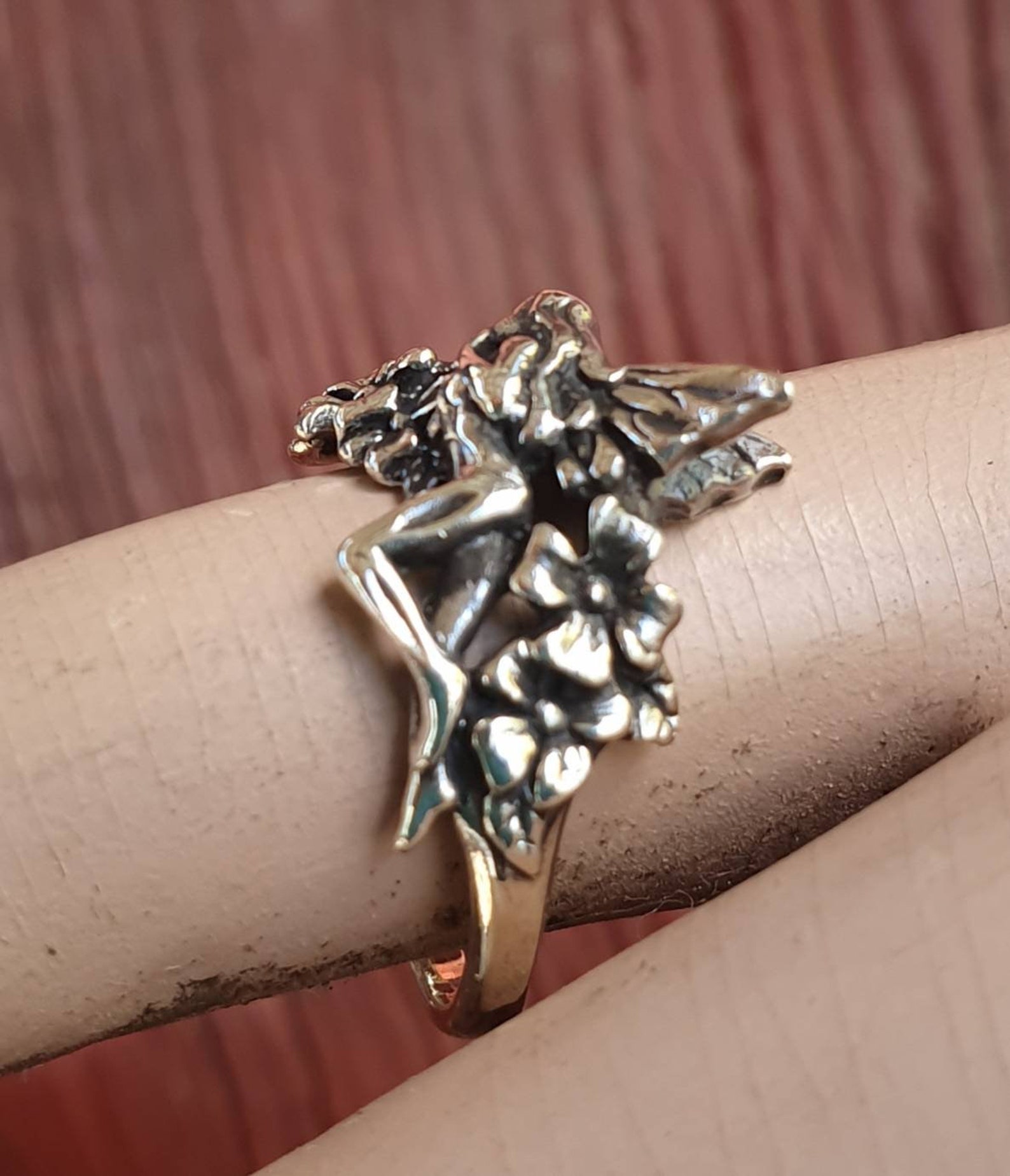 Small Fairy Ring Pixiewoodlandnew Age Fantasy Sterling - Etsy