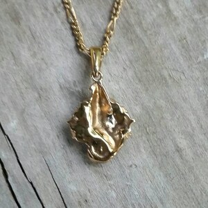 Wizard Pendant 9ct Gold Charm Magic Fantasy Mythical - Etsy