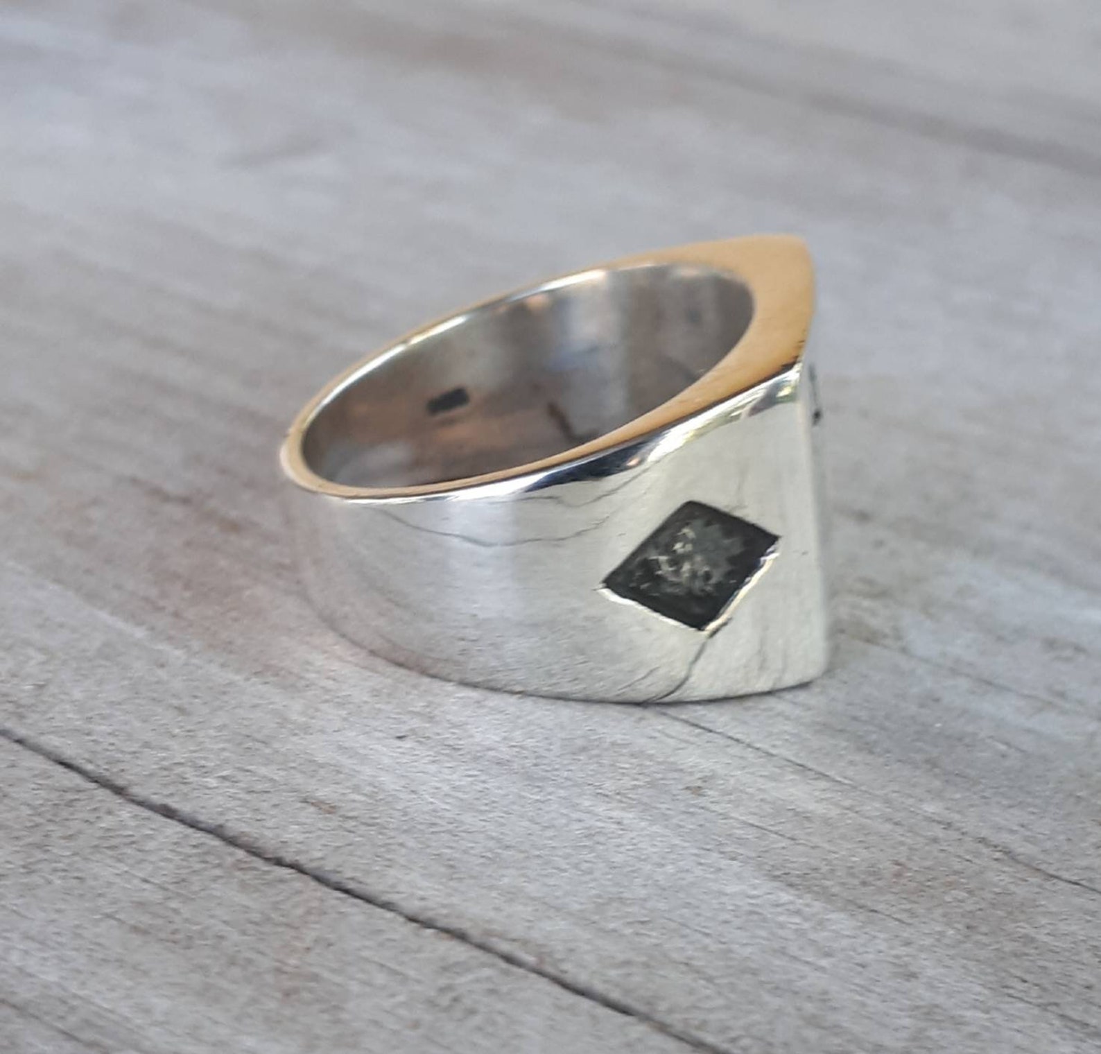 Ace of diamonds ringgamblingsterling silverace ringvegas | Etsy