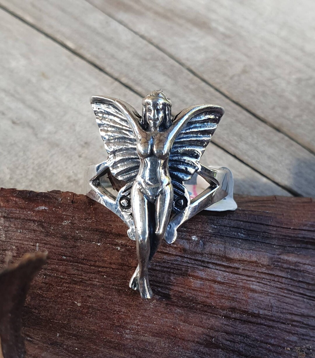 Angel Ring,fairy Ring, Pixie,woodland,new Age, Fantasy, Sterling Silver ...