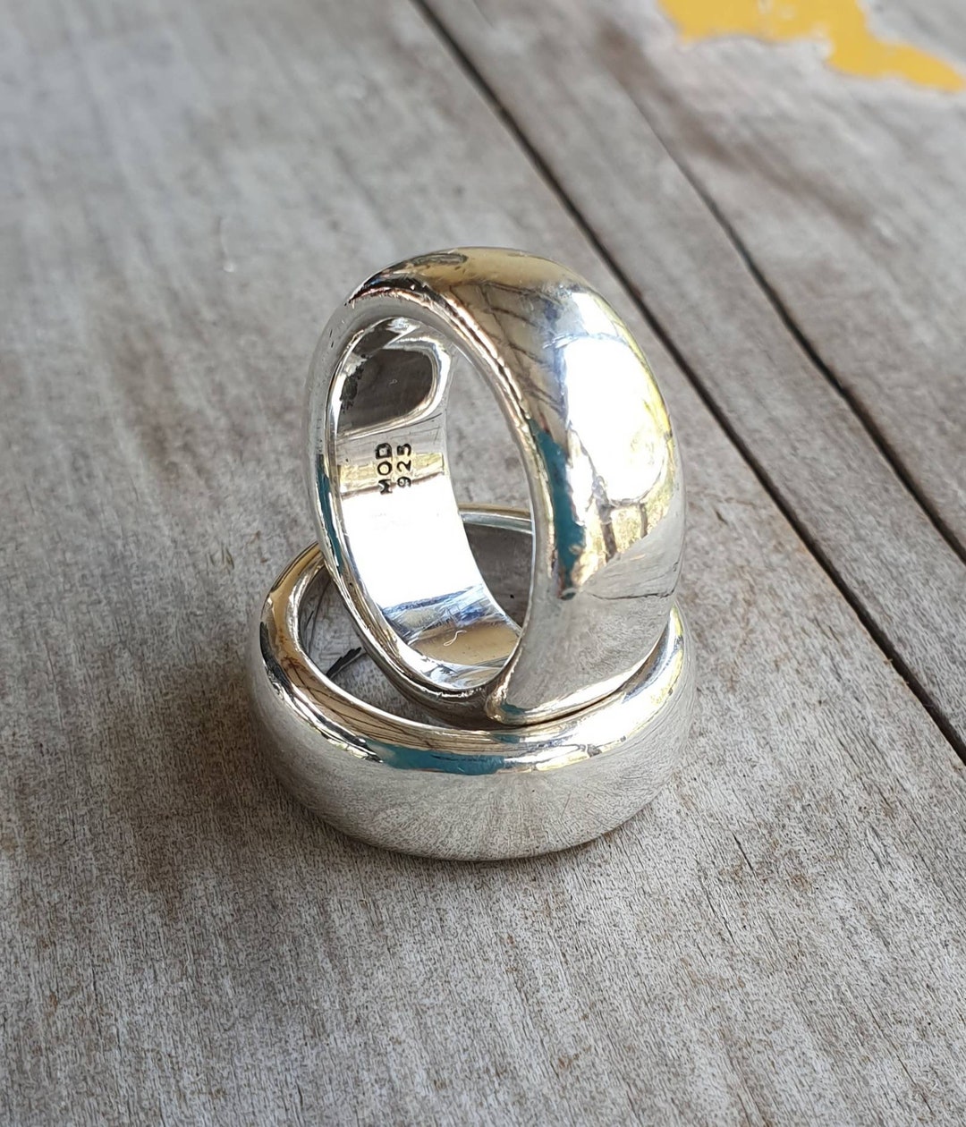 Plain Silver Ring,chunky,heavy,solid Sterling Silver,handmade,silver ...