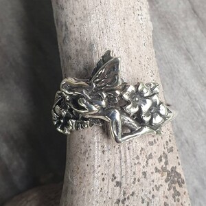 Small Fairy Ring, Pixie,woodland,new Age, Fantasy, Sterling Silver ...