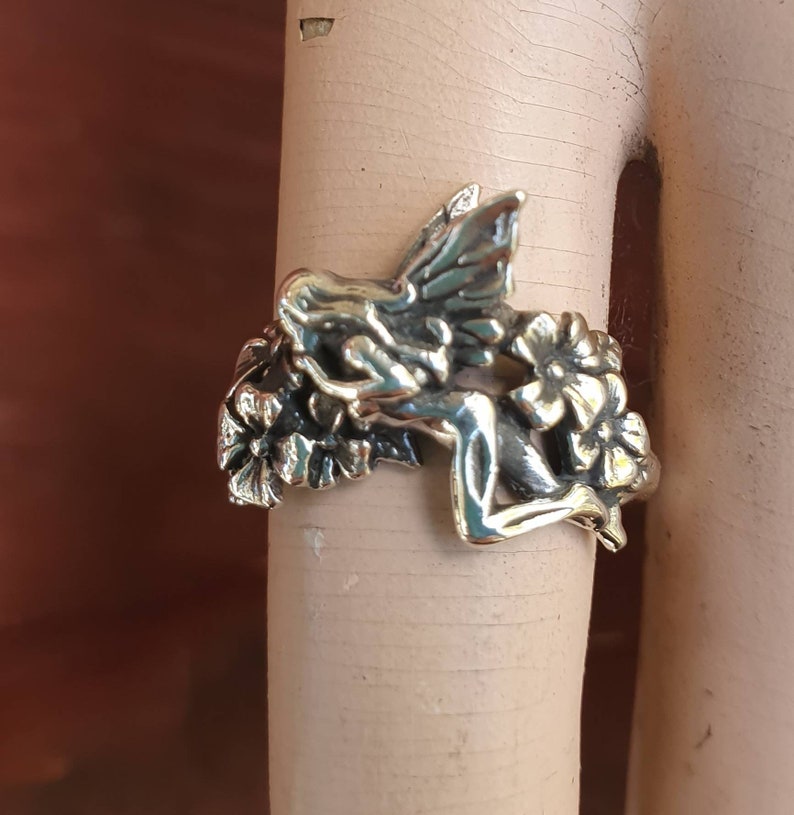 Small Fairy Ring Pixiewoodlandnew Age Fantasy Sterling - Etsy