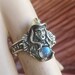 Witch Ring,sterling Silver,garnet,goddess,occult,magic,fantasy Mythical ...