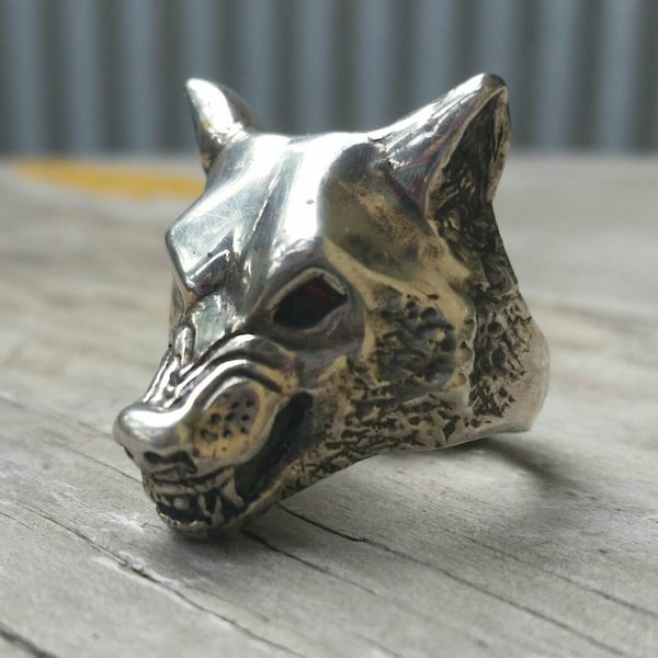 Snarling Wolf - Etsy