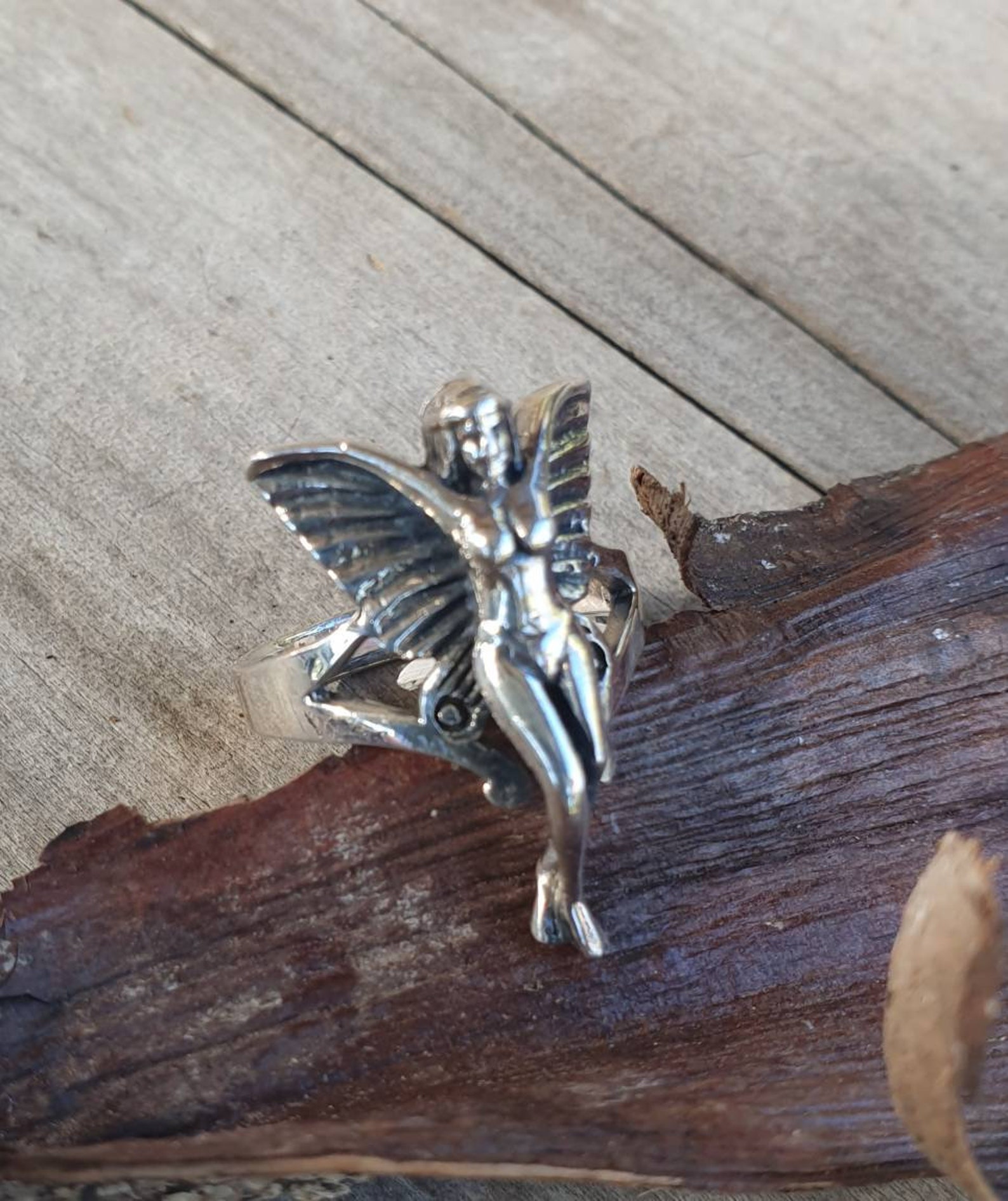 Angel Ringfairy Ring Pixiewoodlandnew Age Fantasy - Etsy