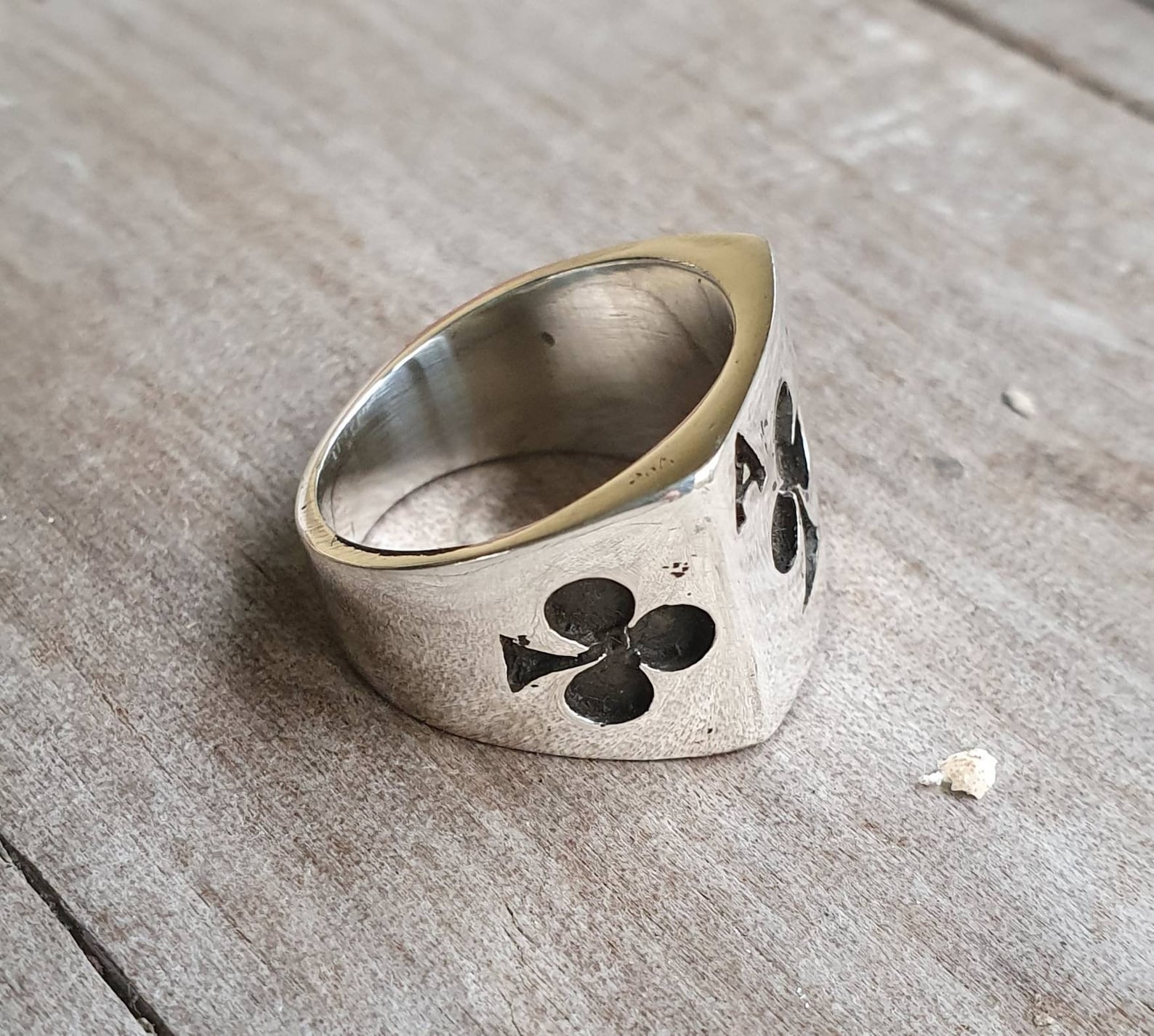 Ace Ringsfull Set4 Sterling Silver Rings Gambling - Etsy