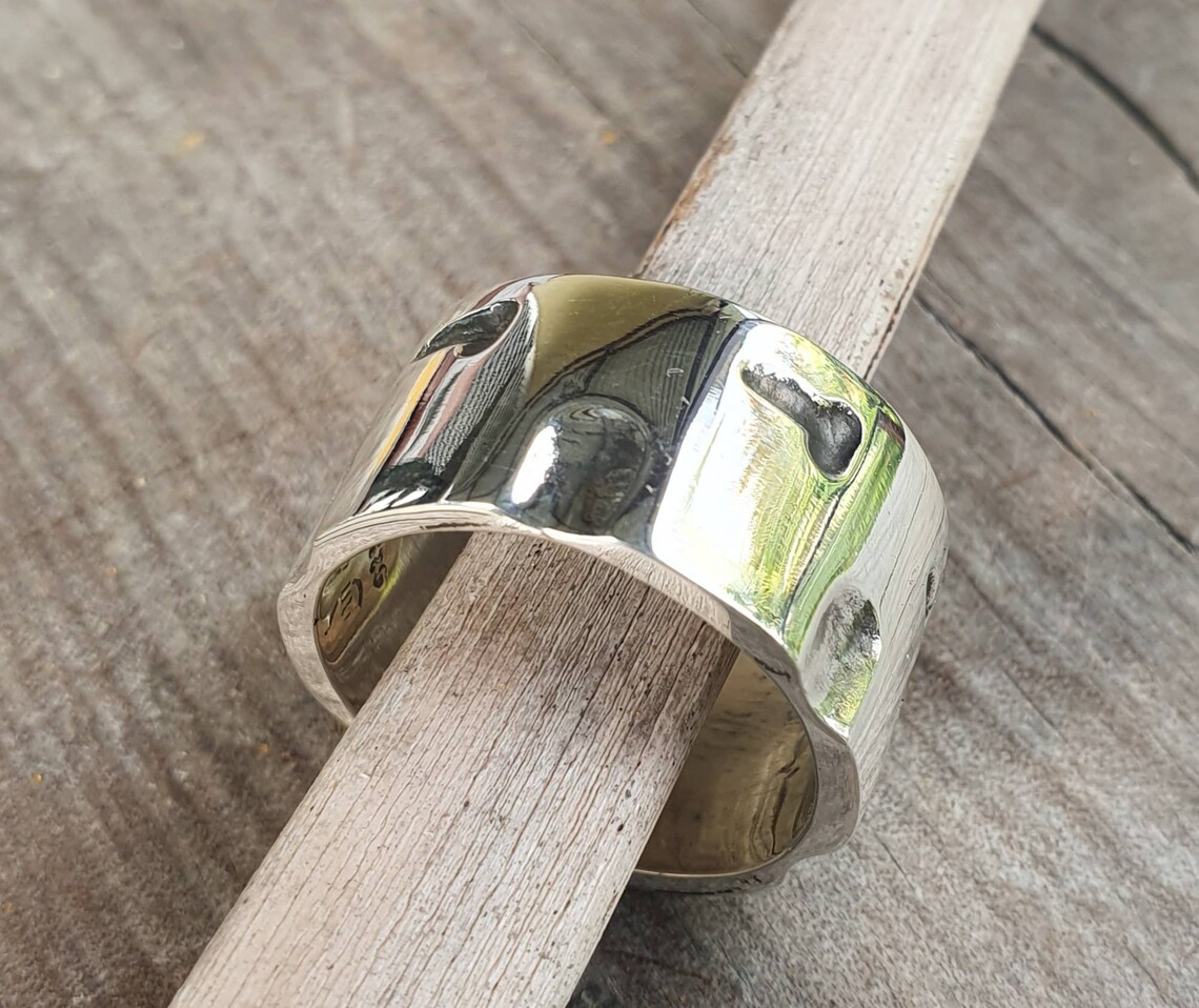 Coltgun Barrel Ring17mmsterling Silverchunky - Etsy