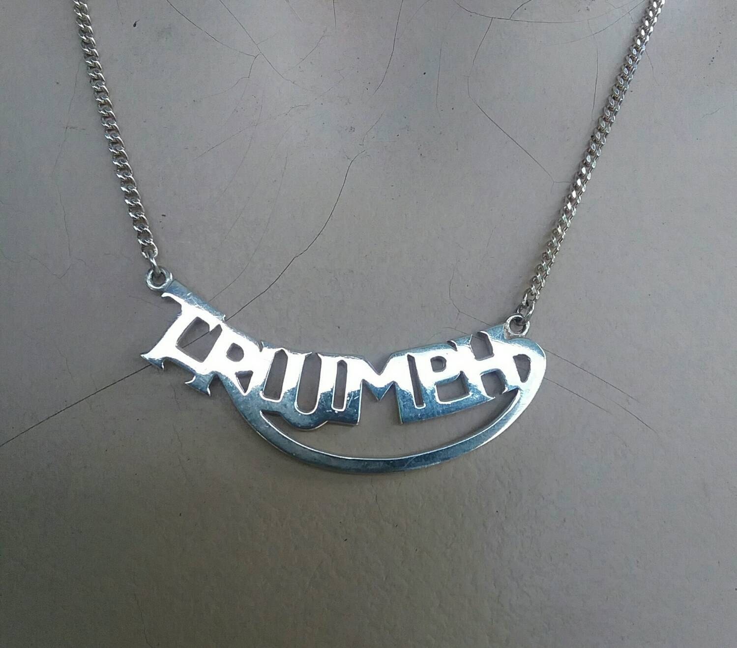 Triumph Necklacesterling Silverbiker - Etsy