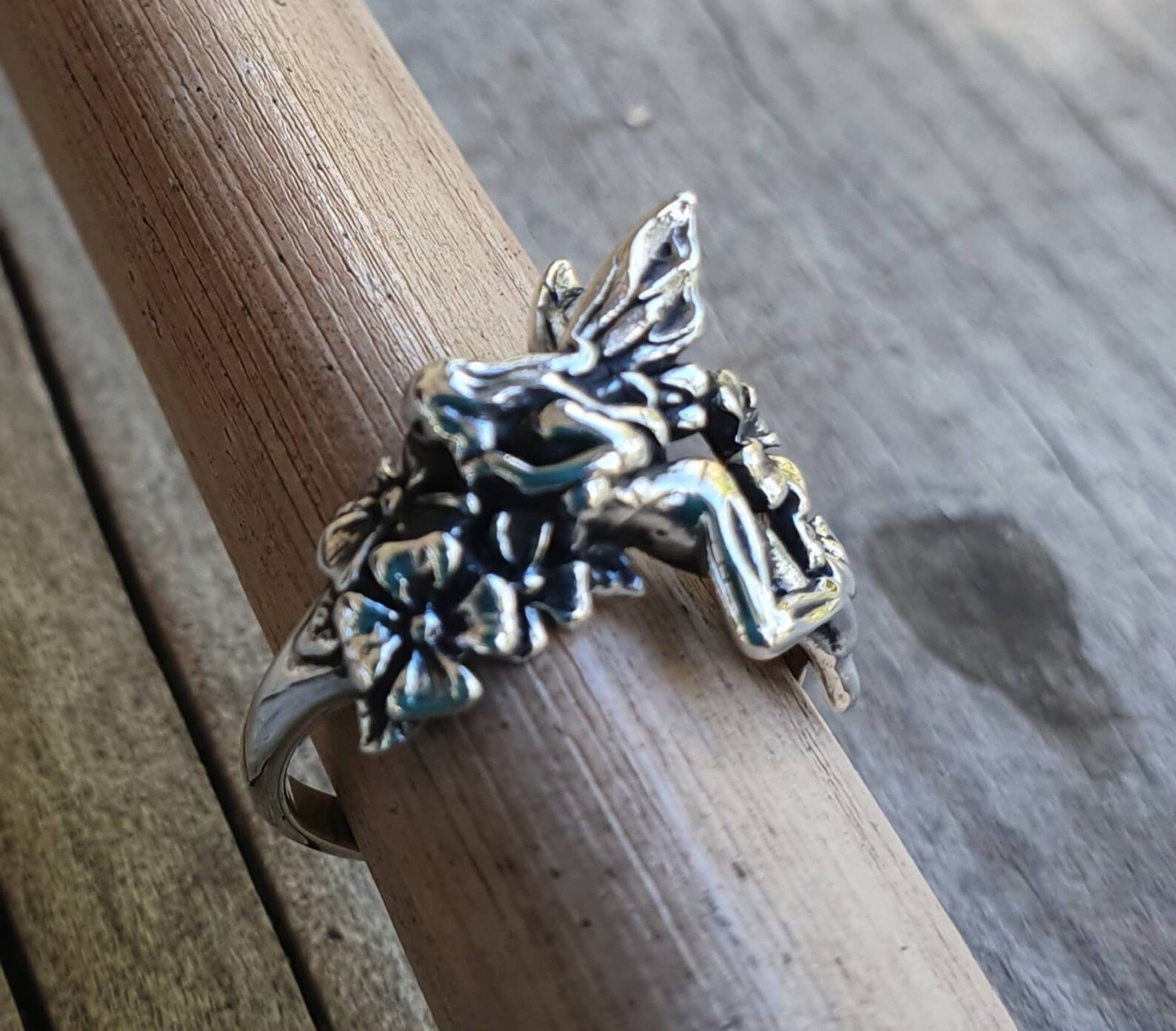 Small Fairy Ring Pixiewoodlandnew Age Fantasy Sterling | Etsy