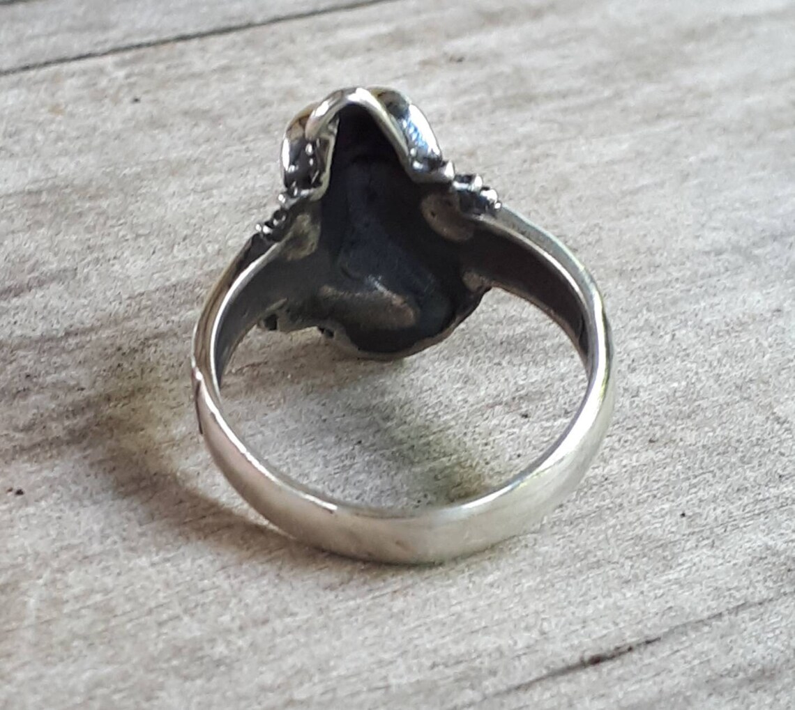 Wizard ring turquoise sterling silver magic fantasy mythical | Etsy