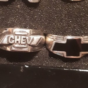 Chevrolet Ring,car Symbol,chev, Sterling Silver,cheve Ring,handmade ...