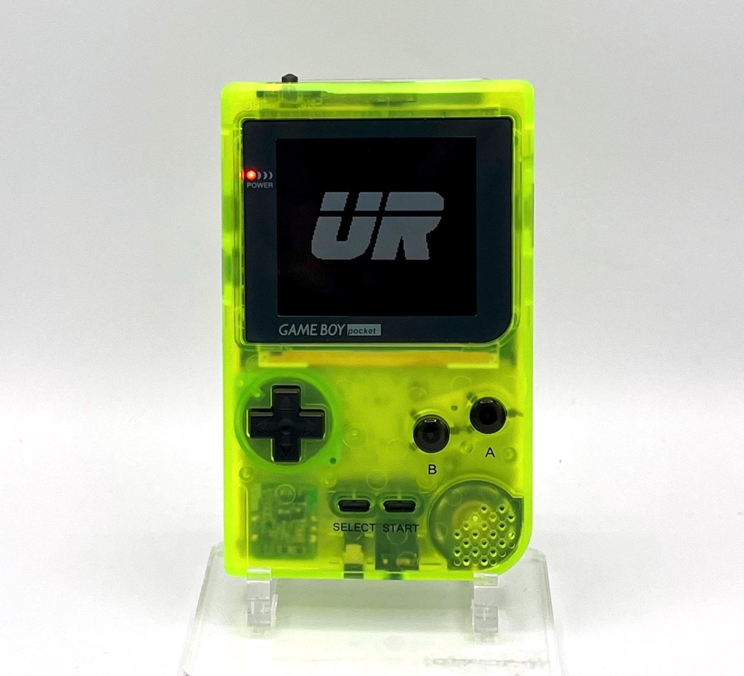 Rechargeable Gameboy Pocket Backlight IPS Larger LCD Screen, Brightness ...