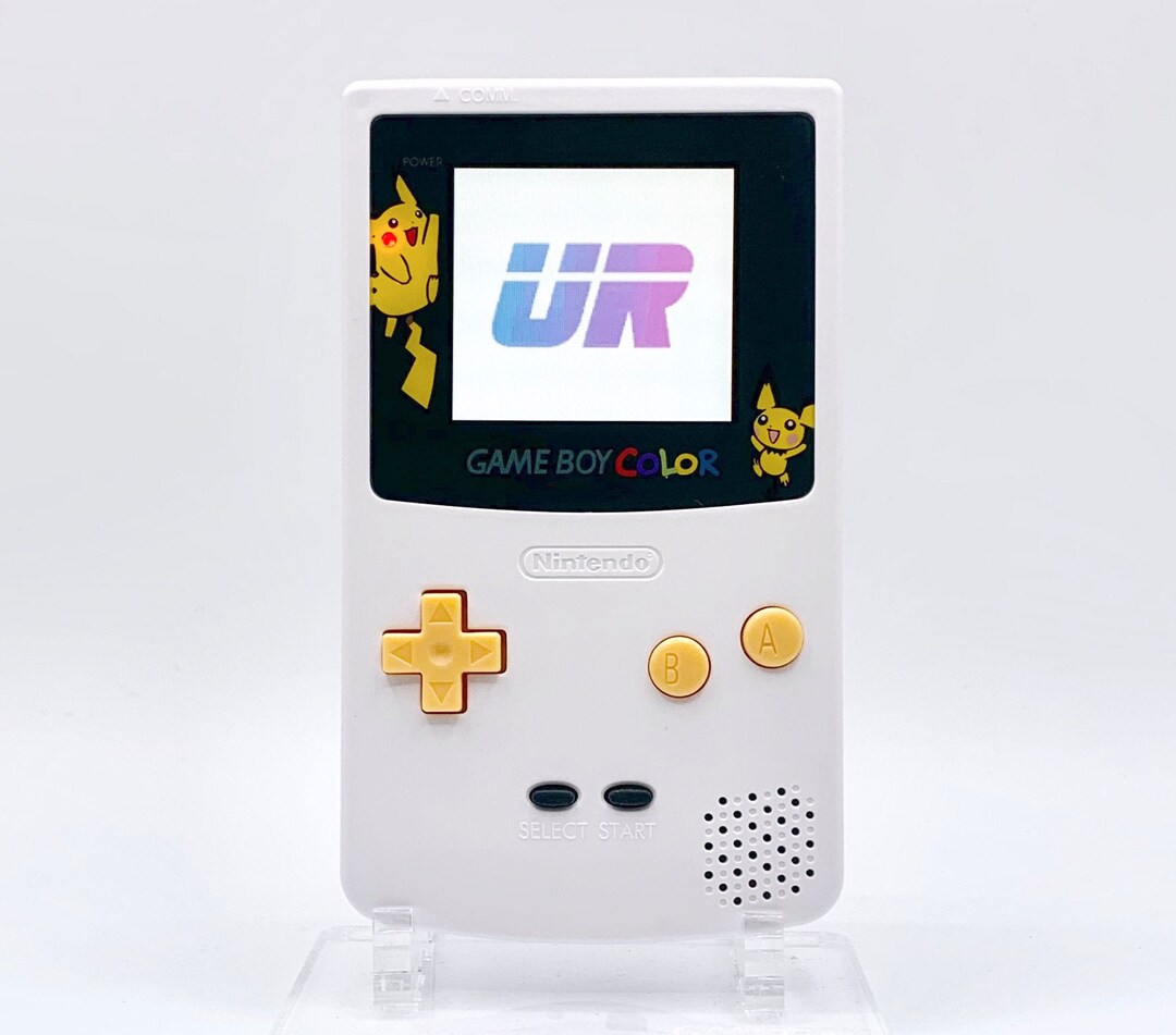 Pokemon Pikachu: Gameboy Color Backlight IPS V2 LCD Screen With ...