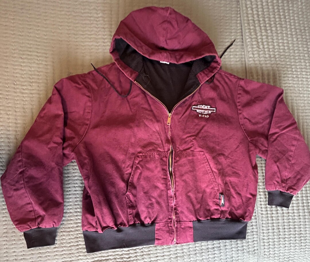 Vintage Mens Large 1990’s Faded Union Line Jacket | Quilted Liner W ...