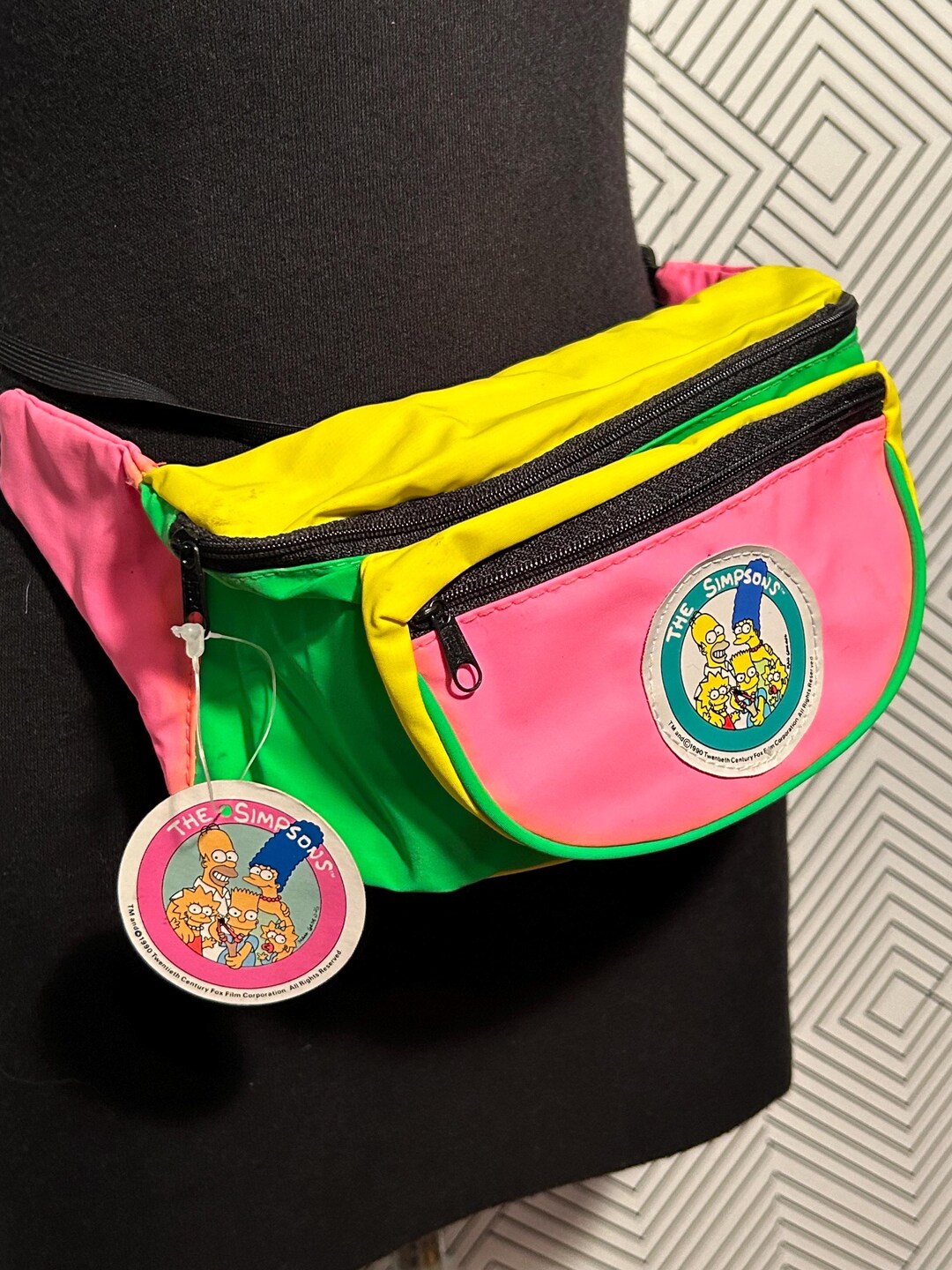 1990 the Simpsons Fanny Pack | Neon Colors | Y2k | Brand New Vintage ...