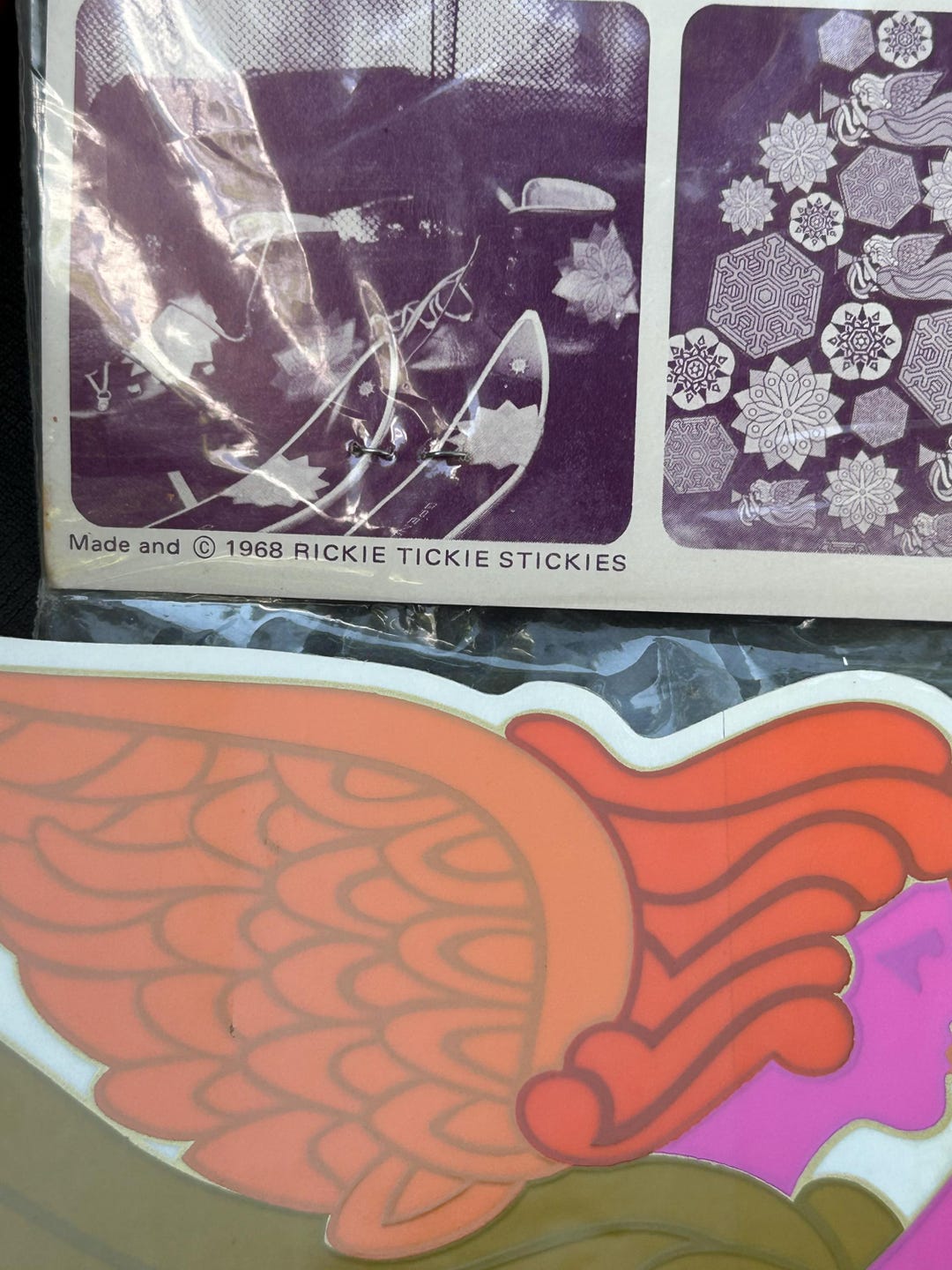 Rickie Tickie Stickies 1968 Retro Vintage 5 Vinyl Angel Stickers - Etsy