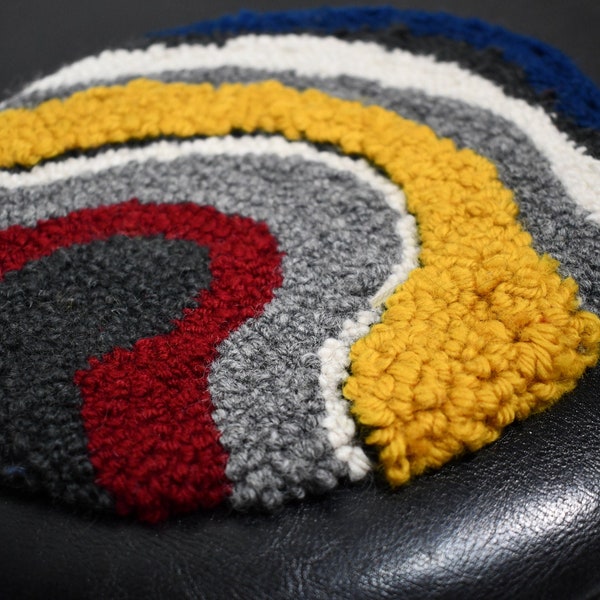 Hooked Mug Rug - Etsy