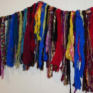Bohemian Garland, Gypsy Garland, Party Garland, Hippy Garland, Frayed ...