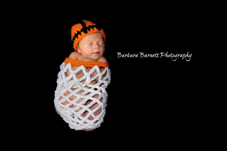 Basketball Beanie and Net Cocoon Set, Basketball, Newborn Photo Prop - Etsy